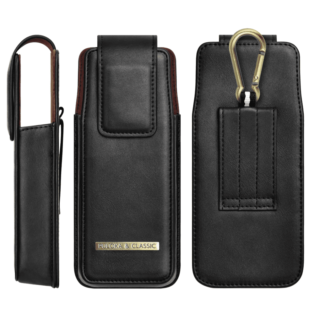 Frusde for Samsung Galaxy Z Fold 6 Leather Holster with Belt Clip Waist ...