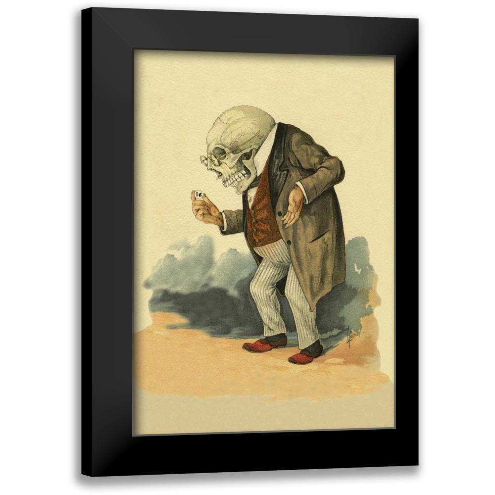 Frusius 14x18 Black Modern Framed Museum Art Print Titled - Death ...