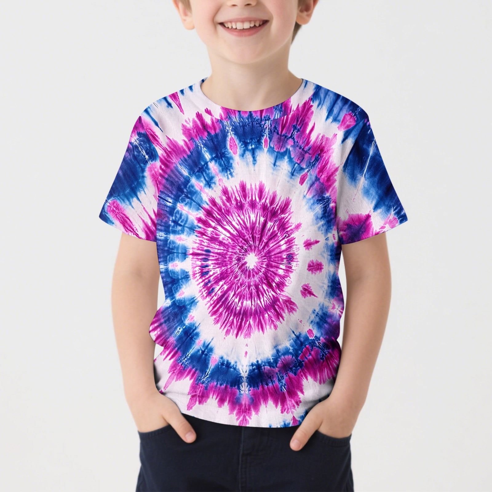 Frnrwgo Boys Graphic Tees Short Sleeve Tee Tops Casual Graphic Clothes ...