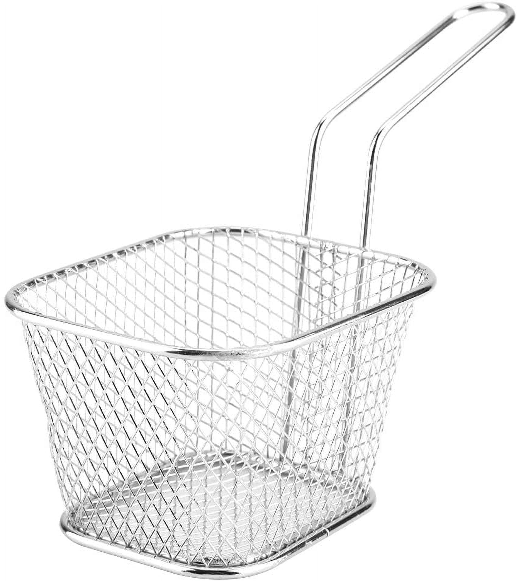 Fry Baskets, 1pc Mini Stainless Steel Chips Deep Food Presentation ...