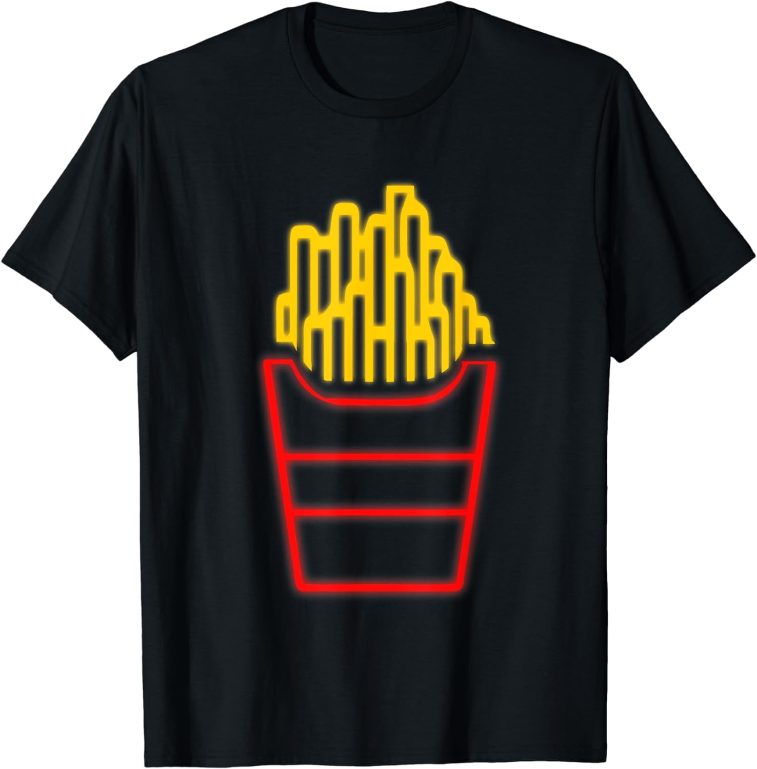 Fry Day Funny French Fries Costume For Kids Women Adult T-Shirt ...