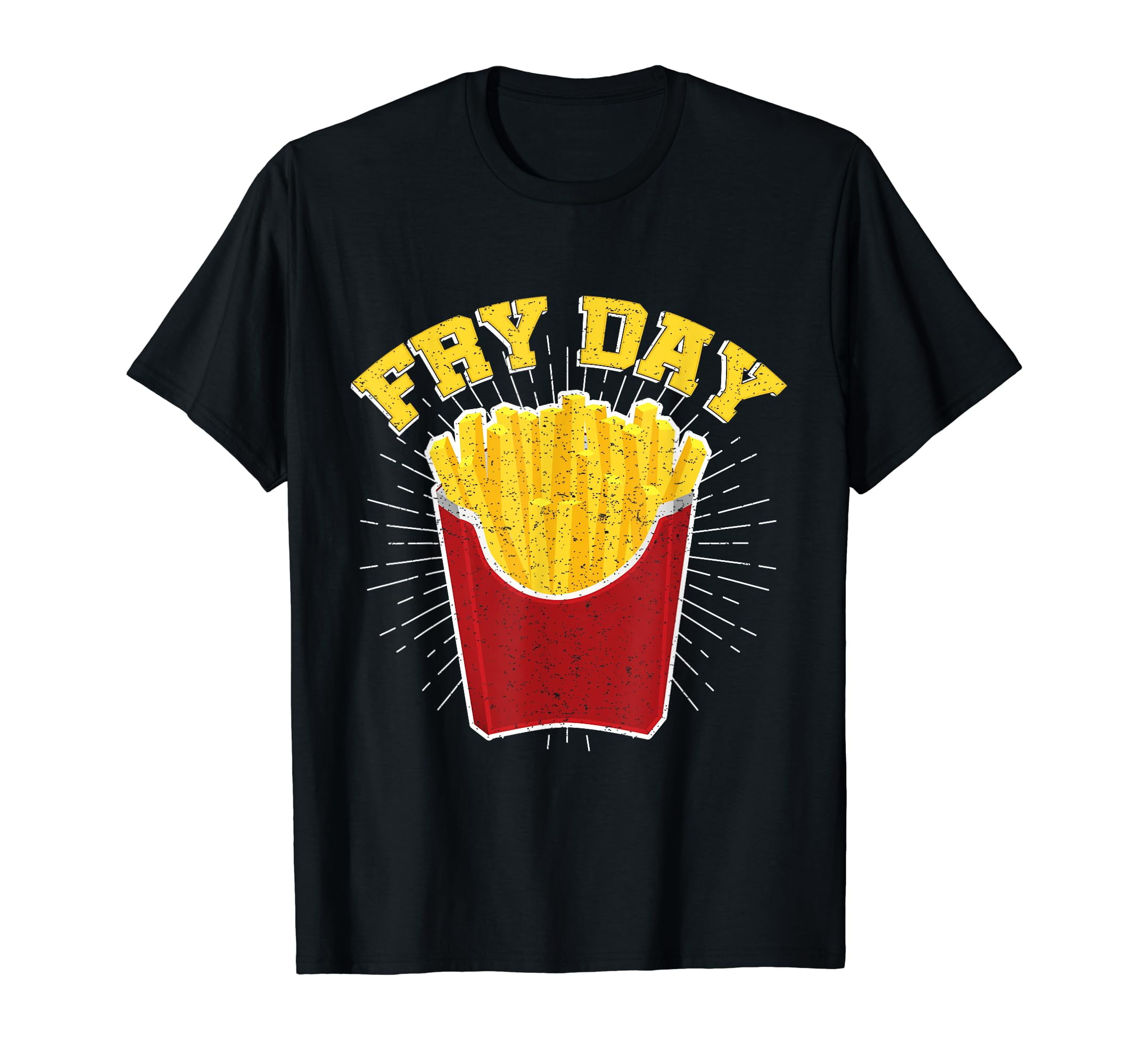 Fry Day Funny French Fries Potato Fast Food T-Shirt - Walmart.com