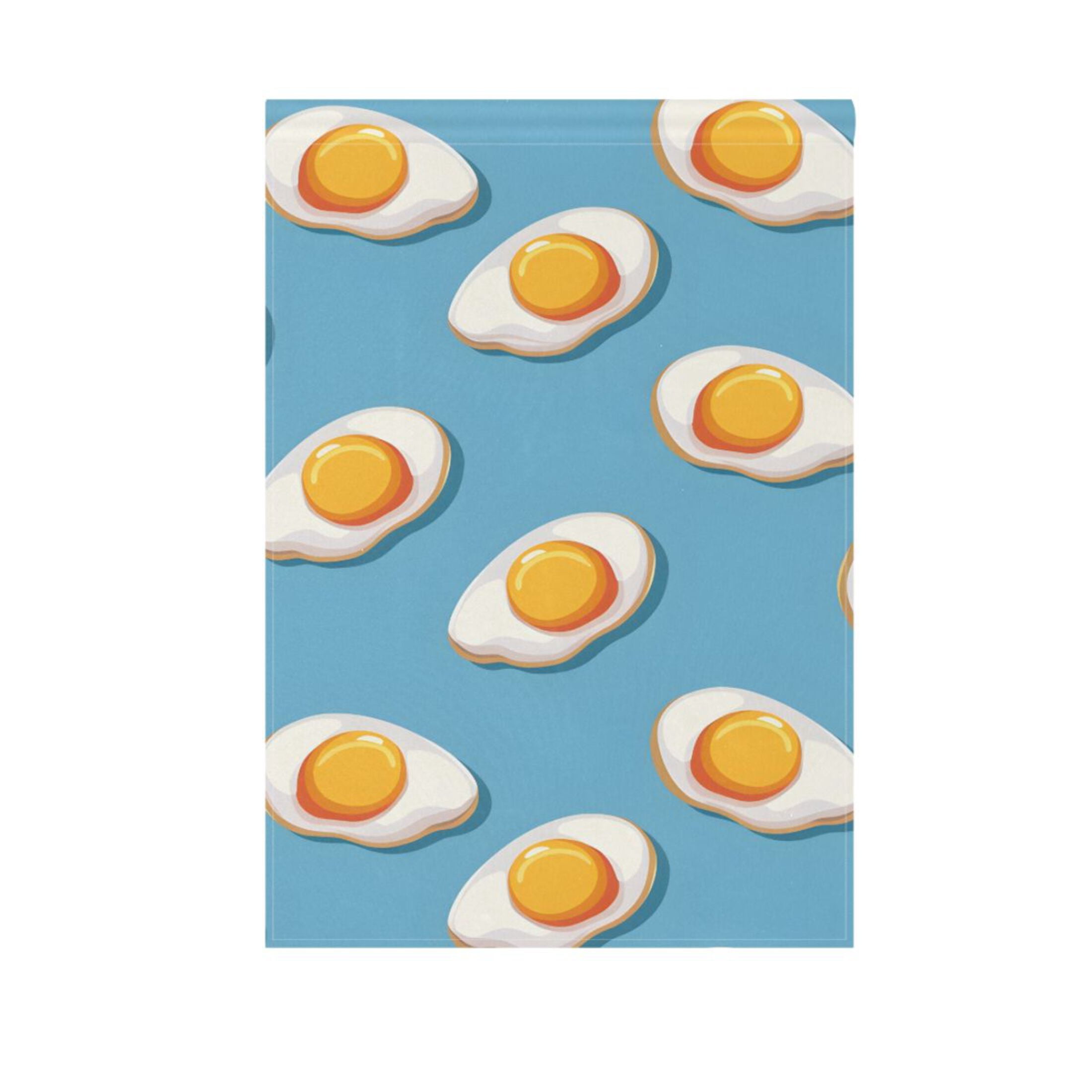 Fry Egg Pattern Garden Flag 28"x40" Double-Sided Yard Flags for Outside ...
