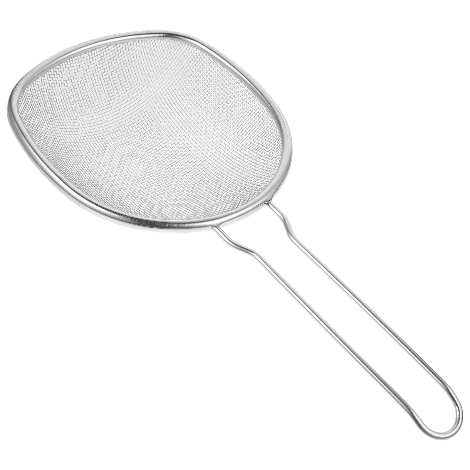 Fry Filter Mesh Strainer Fine Stainless Steel Metal Colander Skimmer ...