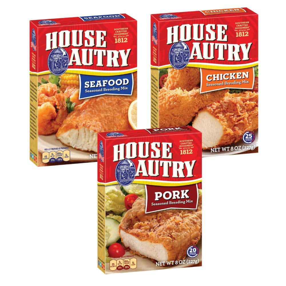 Fry Pack Trio - AKF18 3 pack Chicken, Pork, Seafood Seasoned Breading ...
