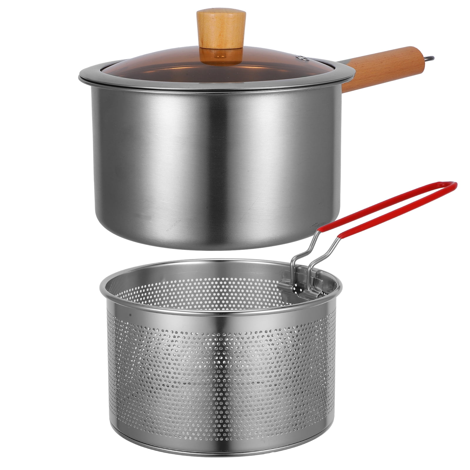 Fry Pan Fryer Frying Basket Deep Fry Basket Fry Basket with Pot Baskets ...