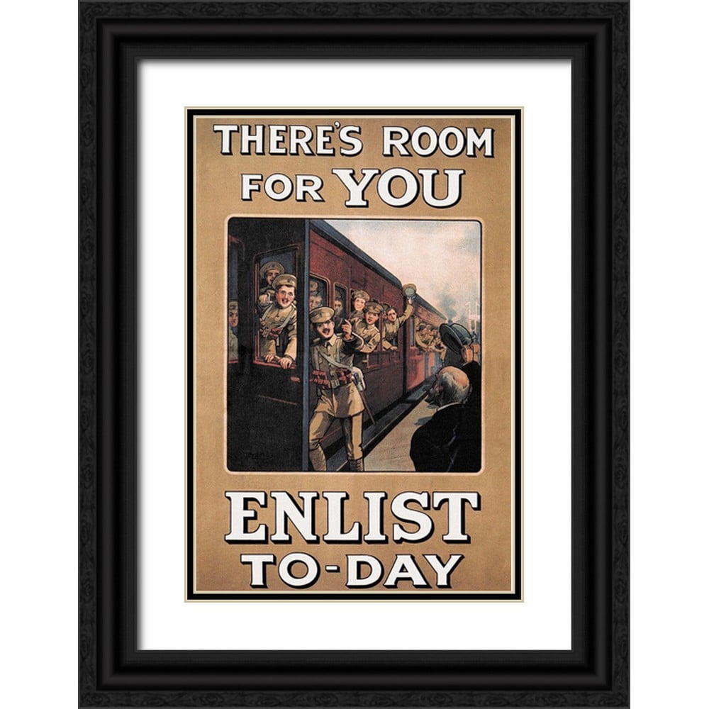 Fry, W.A. 11x14 Black Ornate Wood Framed with Double Matting Museum Art ...