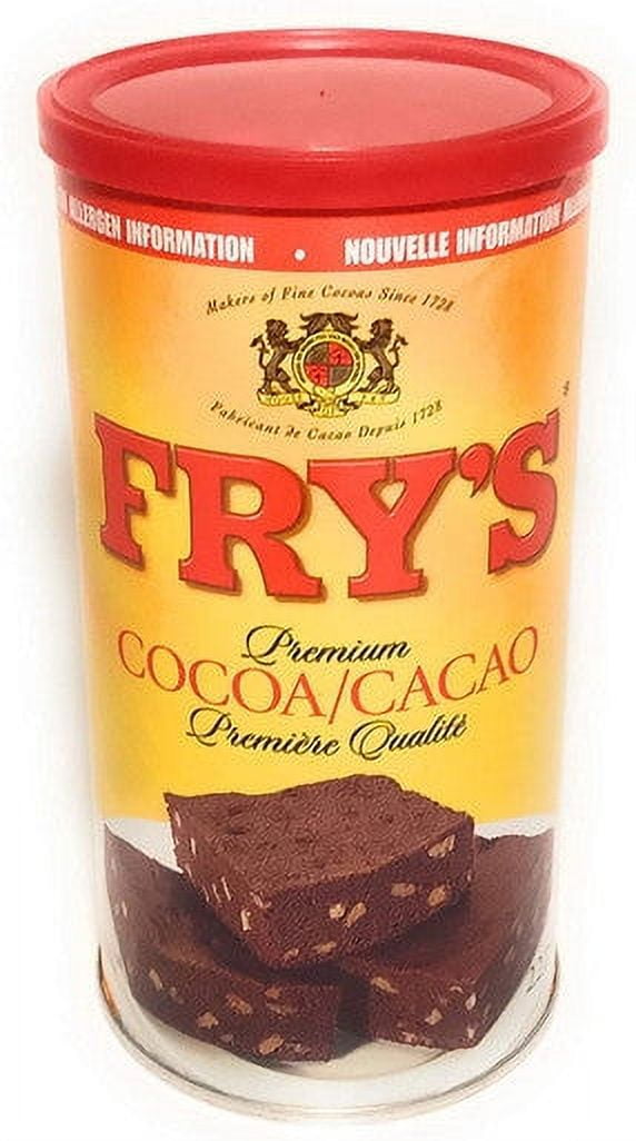 Fry's Premium Baking Cocoa Powder Unsweetened, 227g/8oz., (2 Pack ...