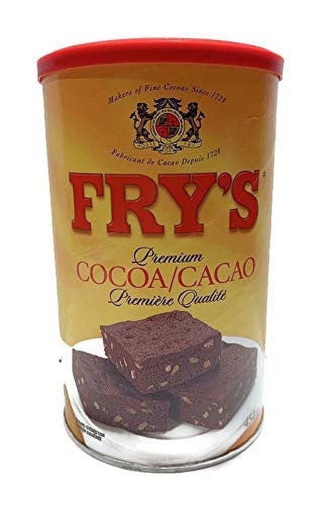 Fry's Premium Baking Cocoa, Unsweetened, 454g/16 oz., {Imported from ...