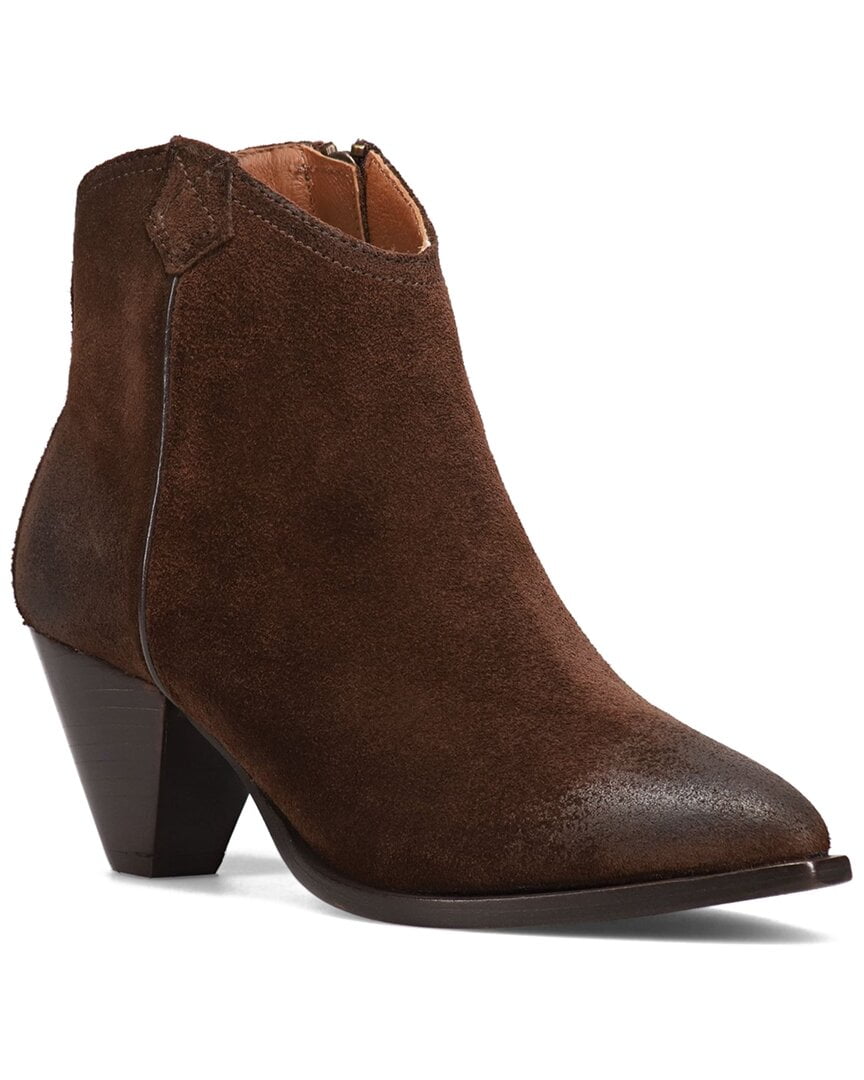 Frye June Suede Western Bootie, 8 - Walmart.com