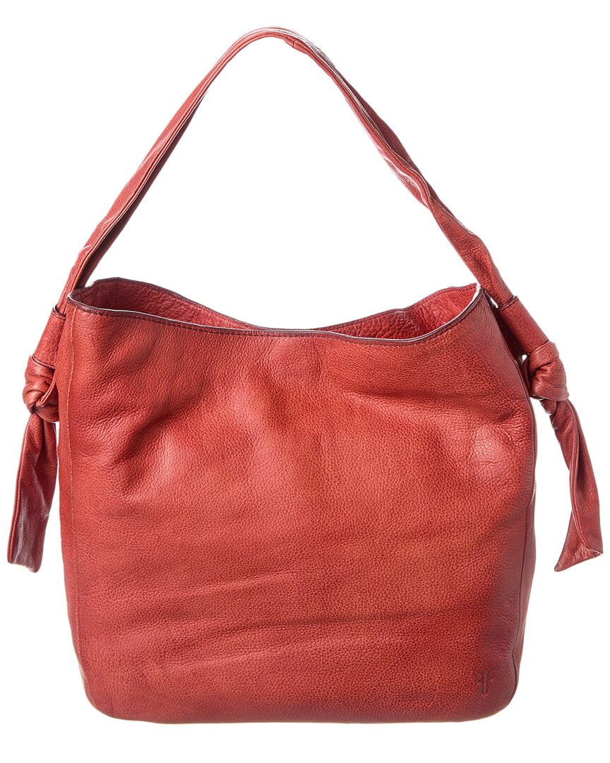 Frye Nora Leather Hobo Bag, Red - Walmart.com