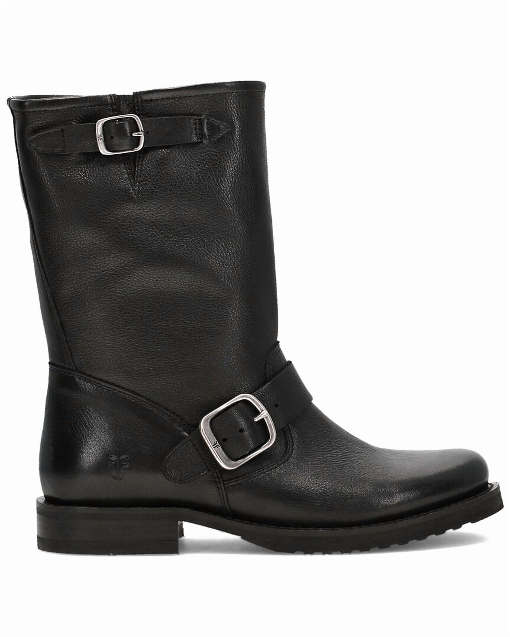 Frye Veronica Flex Leather Bootie, 8.5, Black - Walmart.com