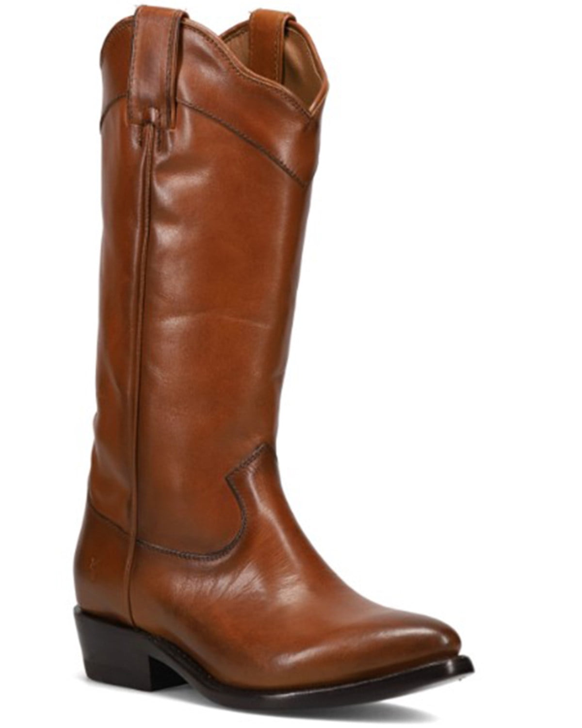 Frye Women's Billy Daisy Pull-On Western Boot Round Toe Caramel 7 1/2 M ...