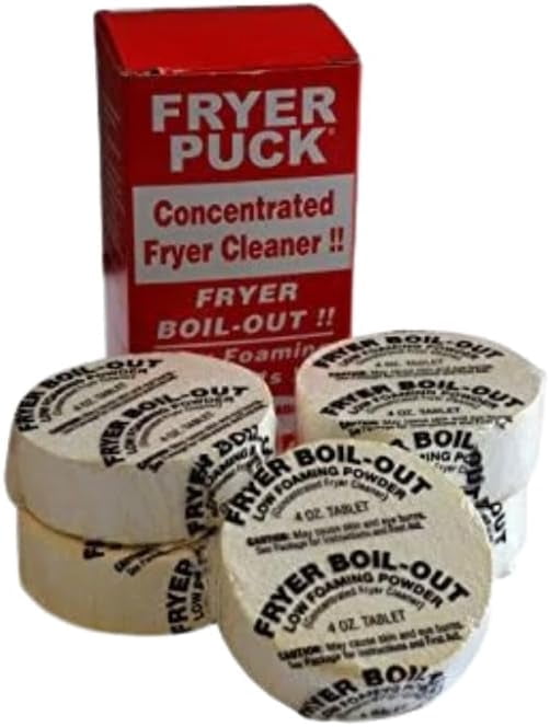 Fryer Puck Deep Fryer Cleaner Tablets Box Set, 4 oz, 5 Count - Walmart.com