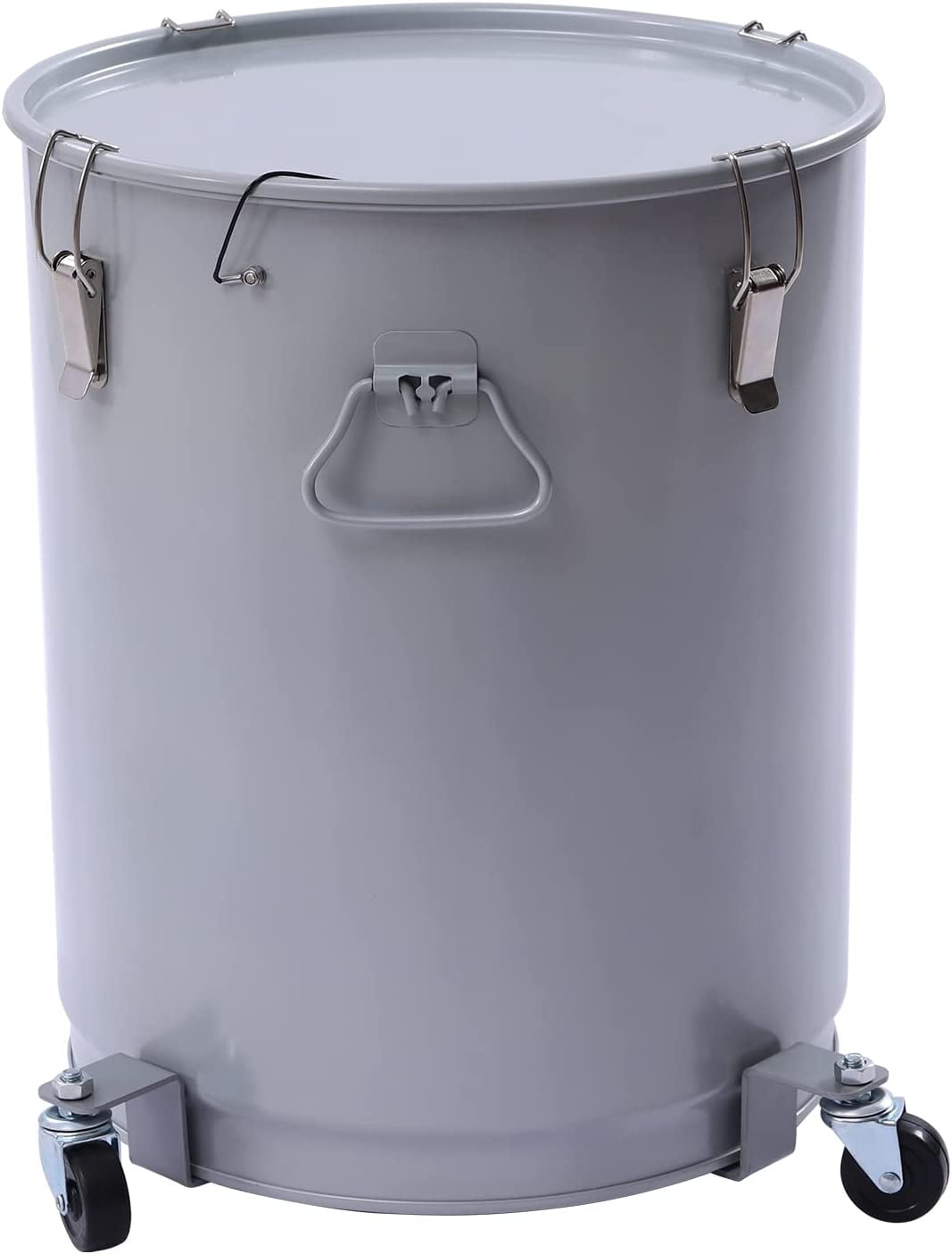 Fryer Grease Bucket 16 Gal/60 L Steel Oil Filter Pot with Caster Base ...