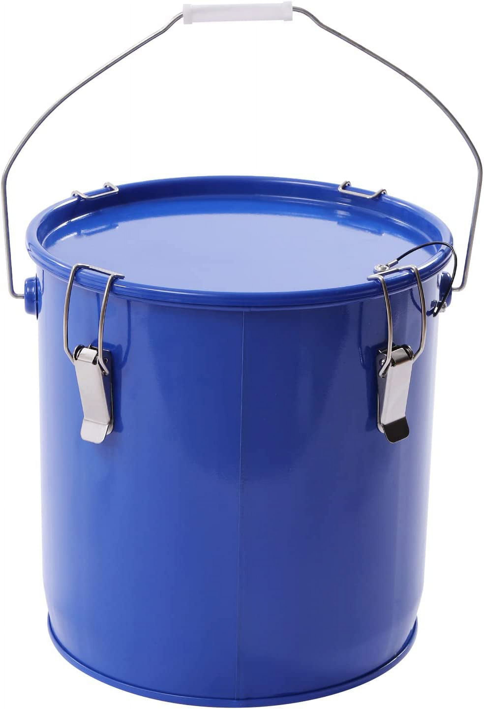 Fryer Grease Bucket 6 Gallon Oil Disposal Caddy with Handle and Lid ...