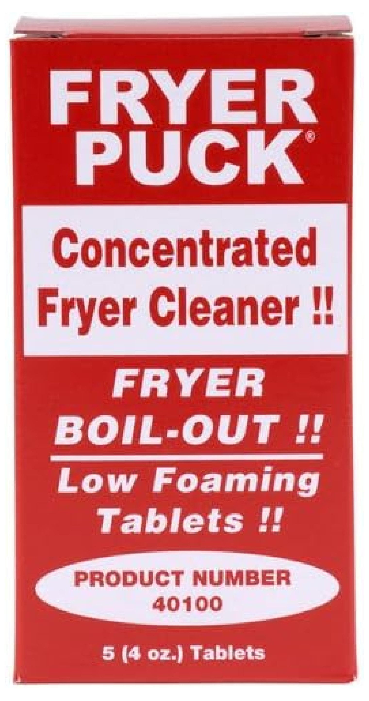 Fryer Puck 401304001 4oz Deep Fryer Cleaner (5 Tabs/Box) - Walmart.com