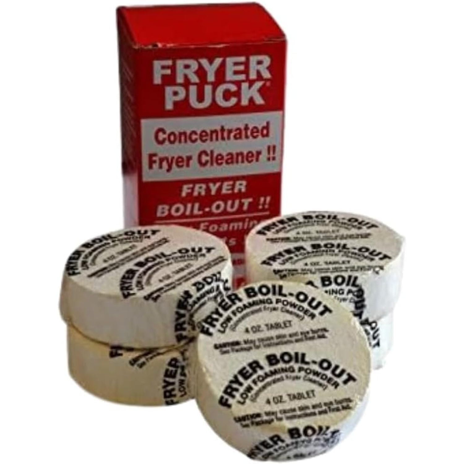 Fryer Puck 401304001 4oz Deep Fryer Cleaner Tablets (5 Tabs/Box ...