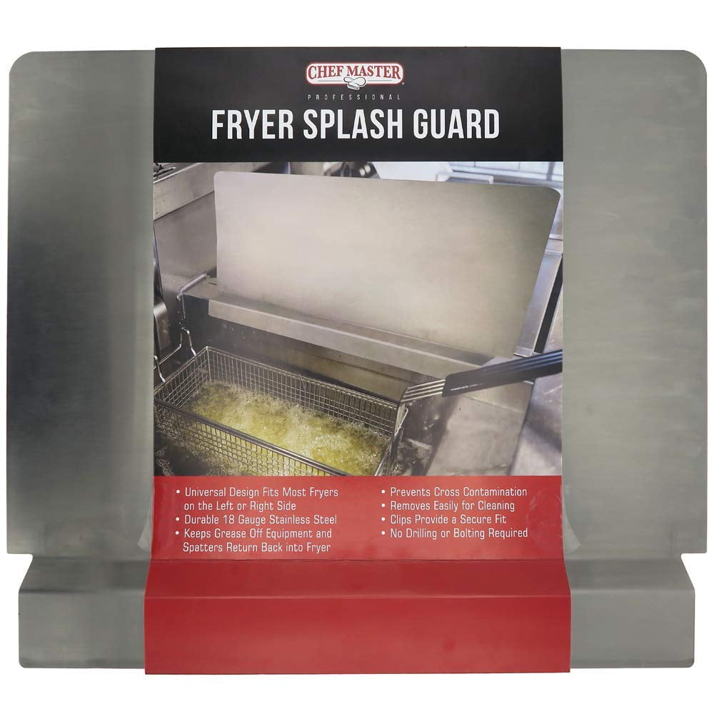 Fryer Splash Guard for Commercial Kitchens, Oil Splatter Prevention ...