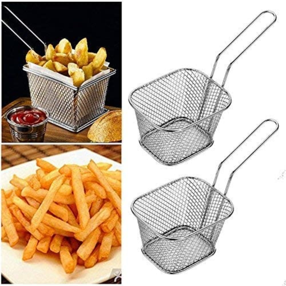 Frying Basket Potatoes Chips French Fries Mini Fry Square Basket ...