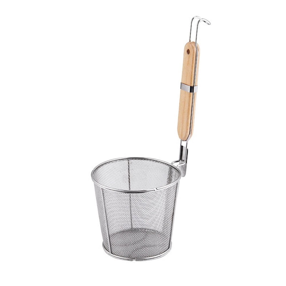 Frying Basket Stainless Steel Frying Strainer French Fry Scoop Mesh ...