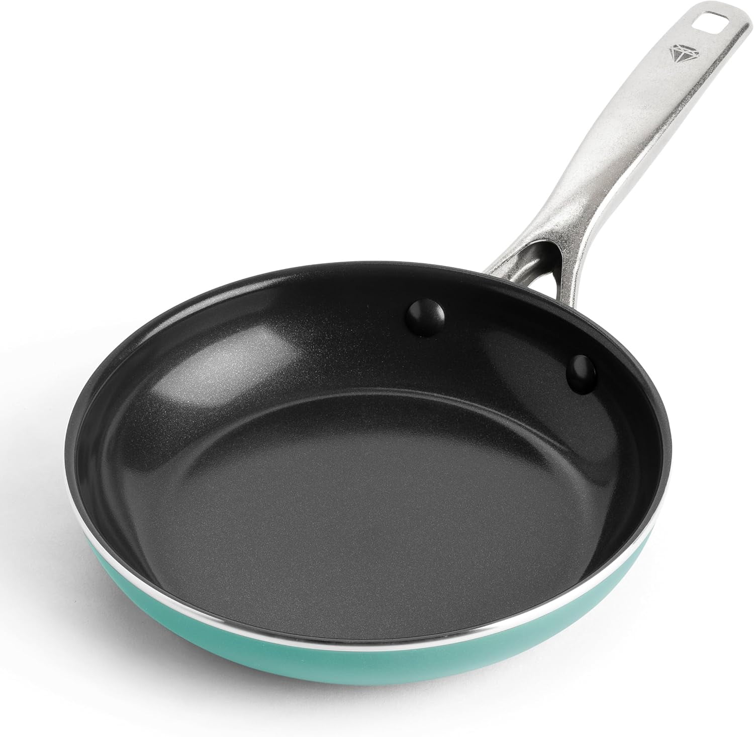 Frying Pan 8” Skillet, Diamond Infused Healthy Ceramic Nonstick, PFAS ...