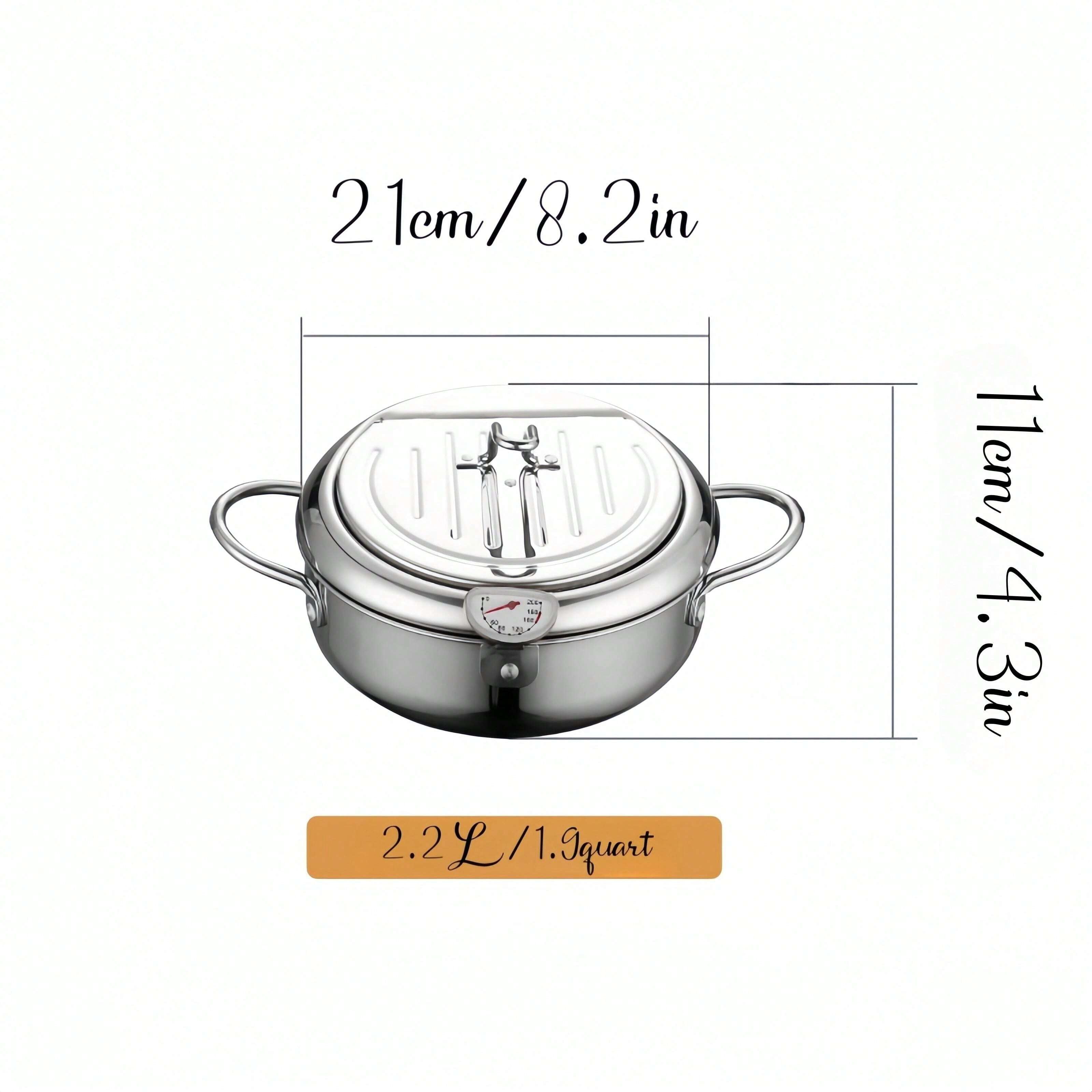 A Frying Pan, Frying Pan With Lid, Stainless Steel Frying Pan With ...