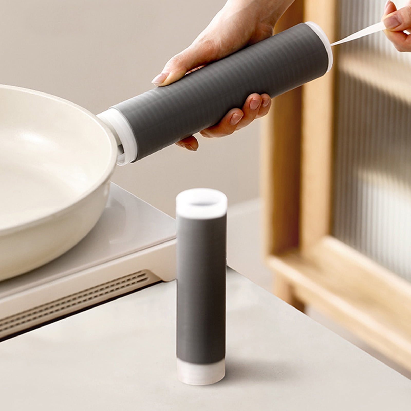 Frying Pan Handle Cover, Heat Resistant Plastic Pot Handle Protector ...