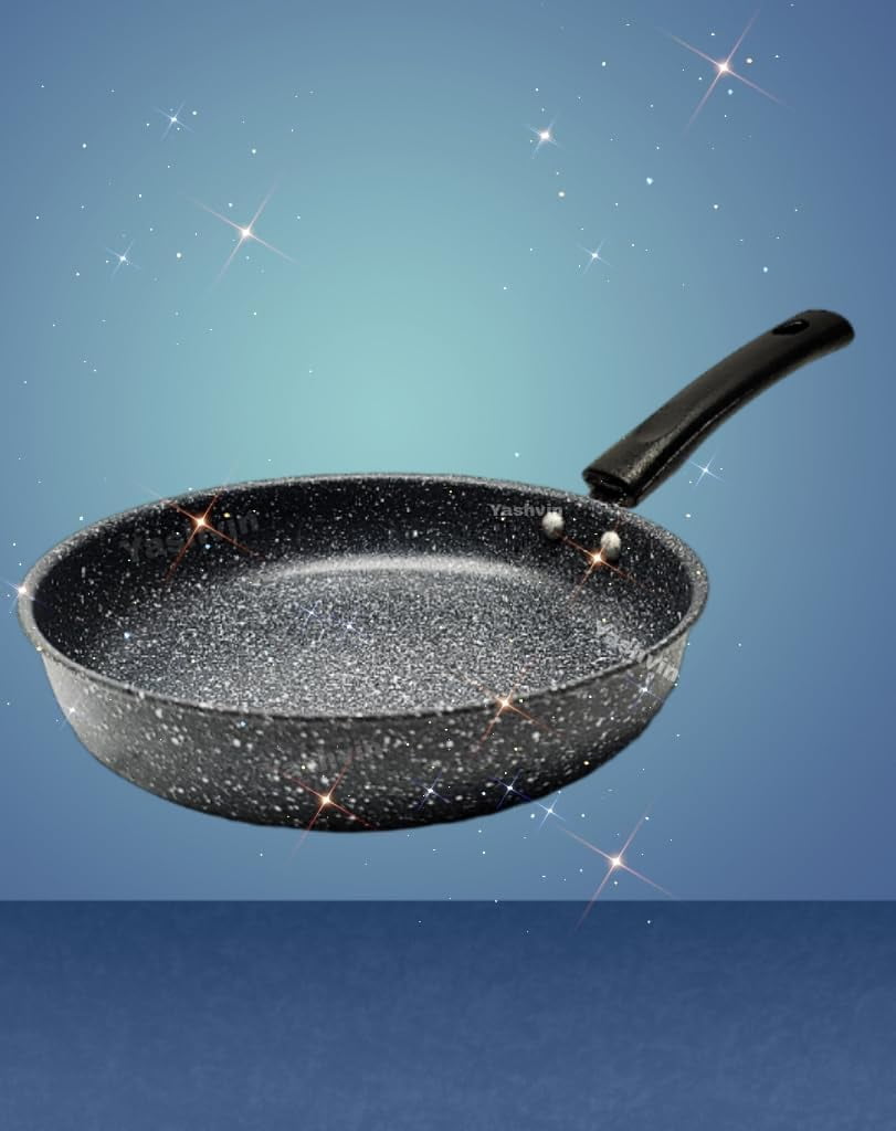 Frying Pan NonStick 2Way Fry Pan with Induction Bottom with Granite ...