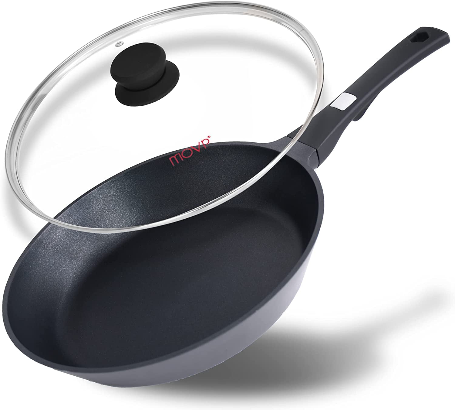 Frying Pan Nonstick Skillet Cookware: Skillet 12-inch Nonstick with Lid ...