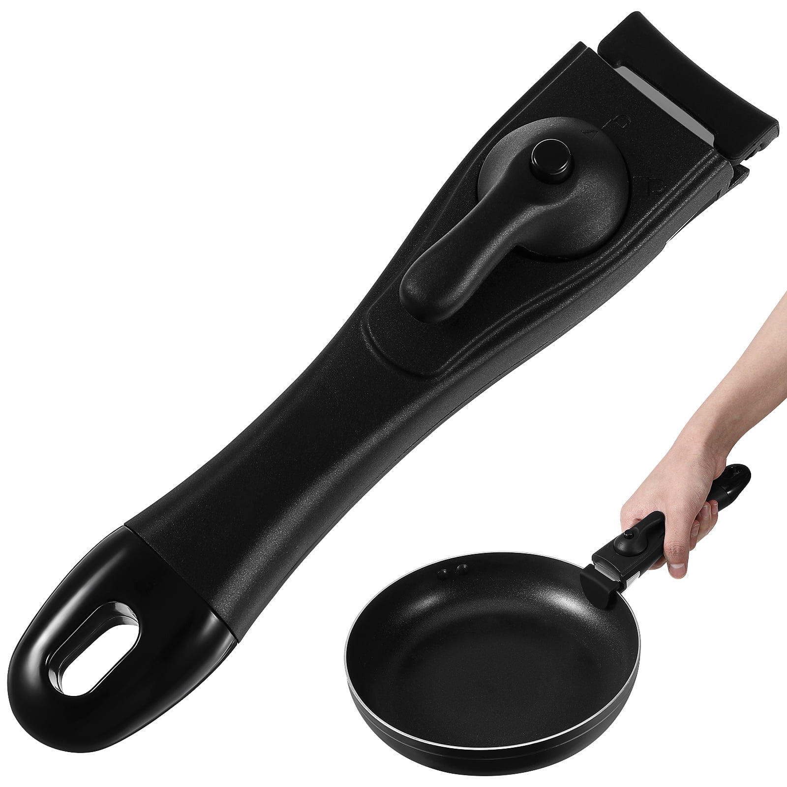Frying Pan Removable Handle Stock Silicone Handles for Pot Cooking ...
