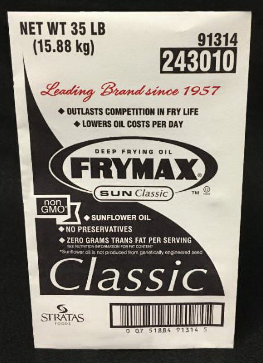 Frymax Classic Sunflower Frying Oil, 35 Pounds - Walmart.com