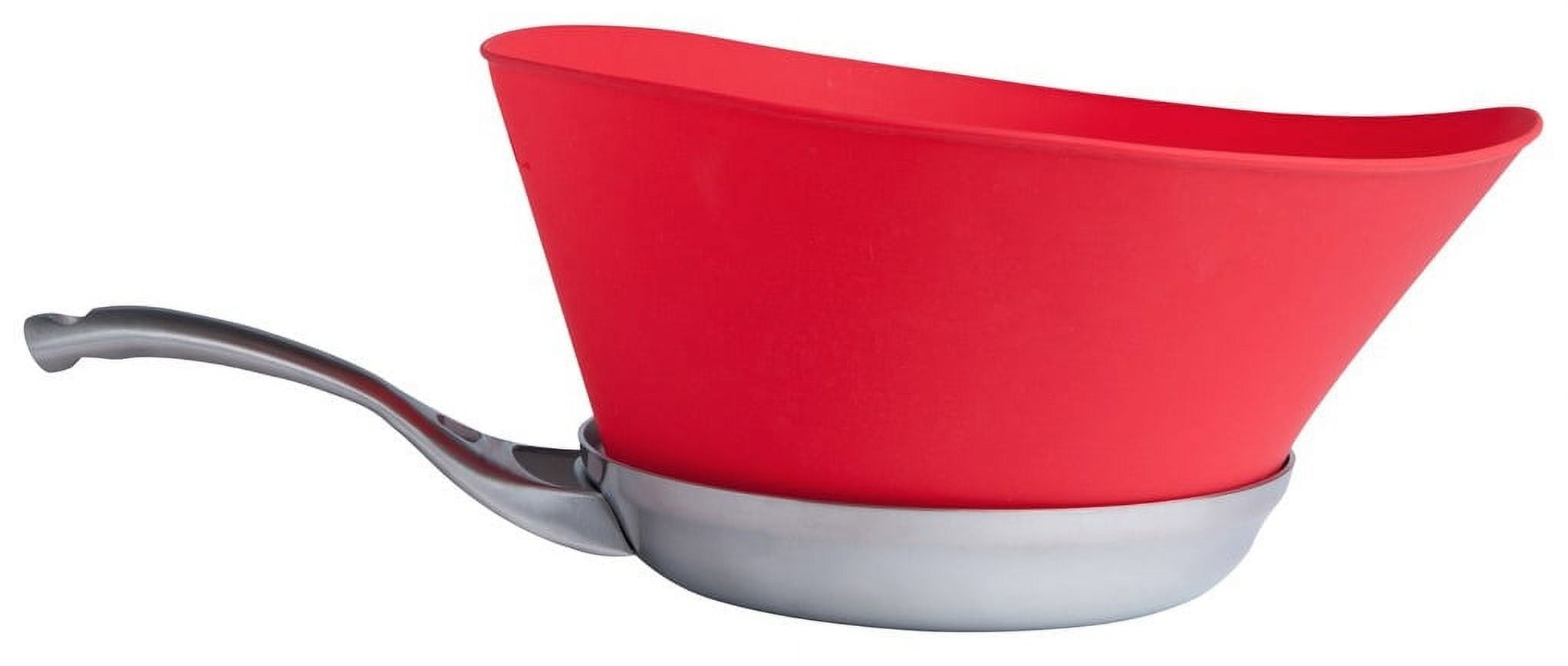 Frywall 8"" Silicone Splatter Guard - Red - Walmart.com
