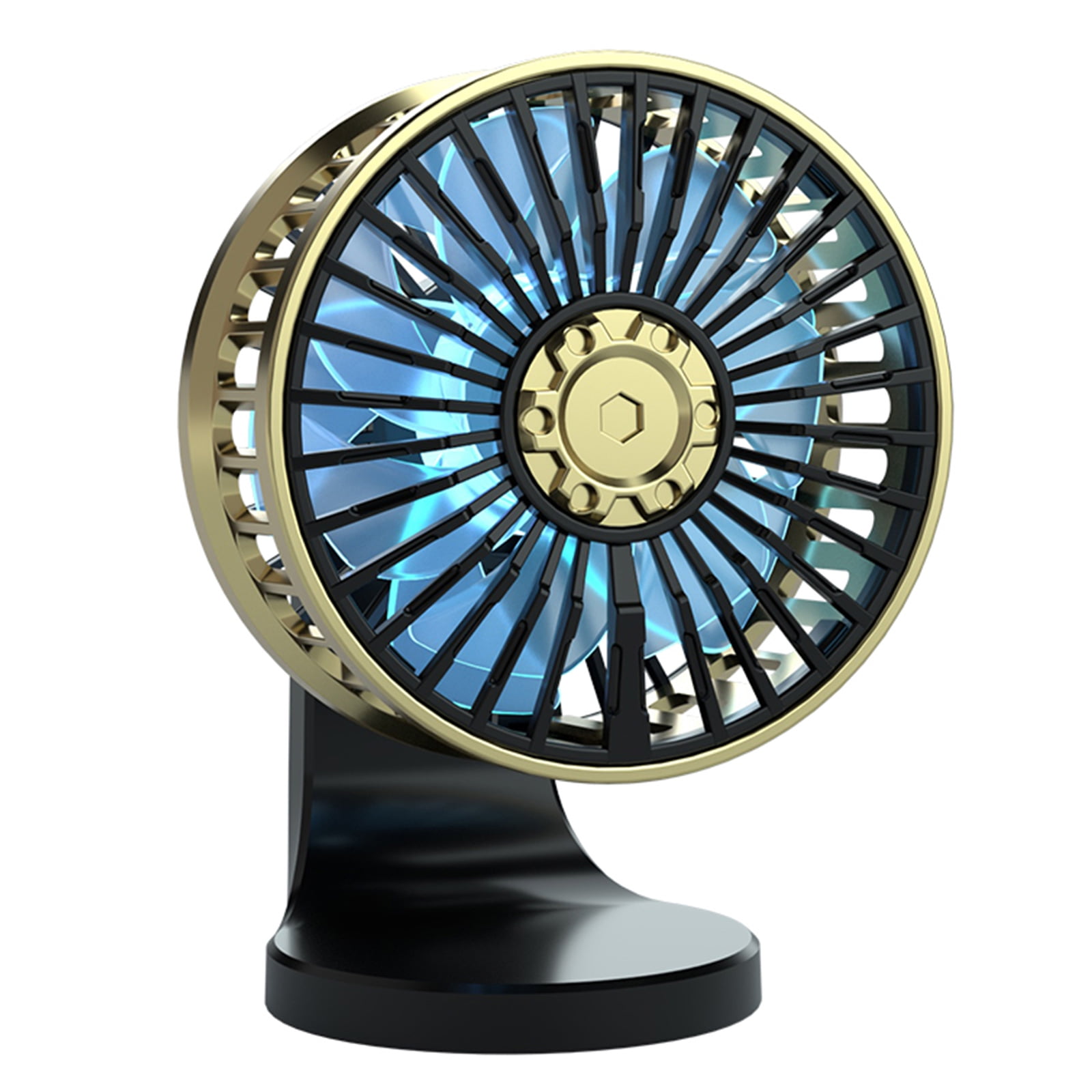 Fryzzolum Vehicle USB Fan Electric Car Fan Dashboard Mounted 3 Speed ...