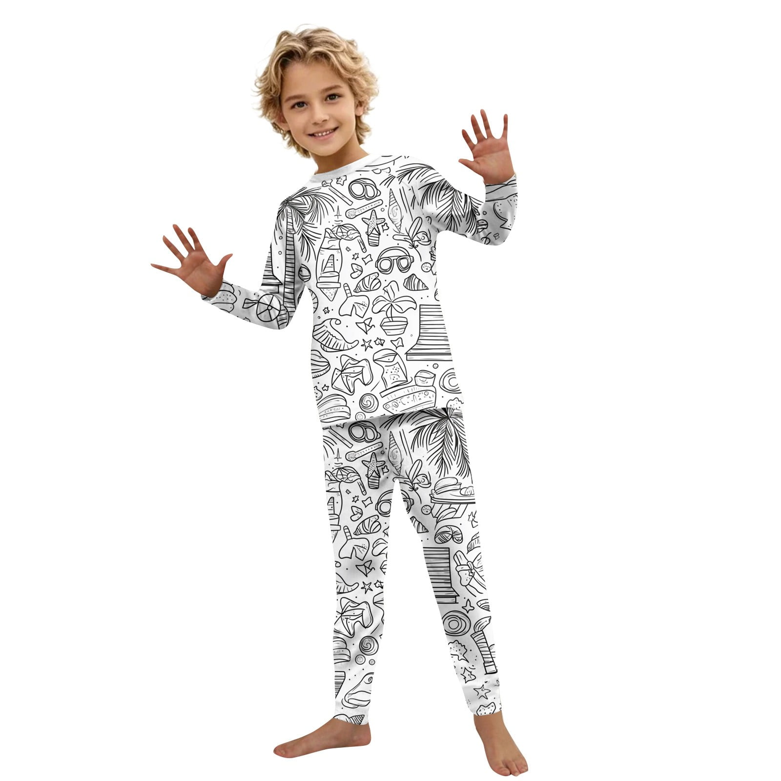 FrzhBrz Family Matching Pajama Sets Fun Diy Hand Painted Pjs Holiday ...