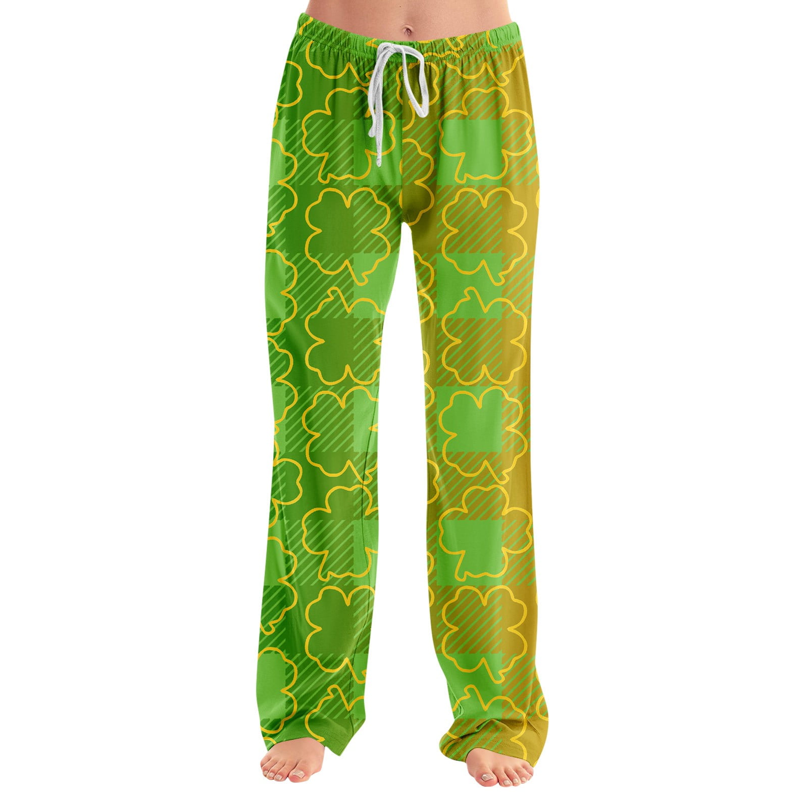 FrzhBrz Soft Pajamas for Women St Patricks Day Pj Pants Irish Lucky ...