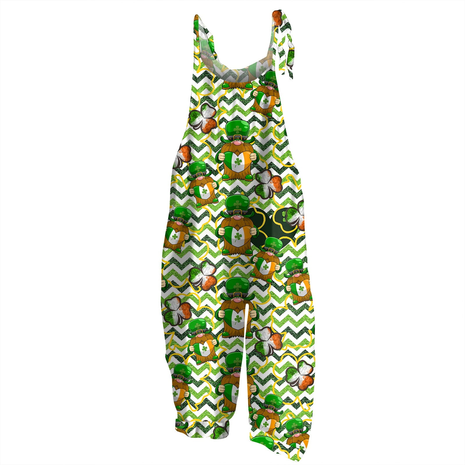 FrzhBrz St. Patrick's Day Overalls for Women Comfy Jumpsuits for Women ...