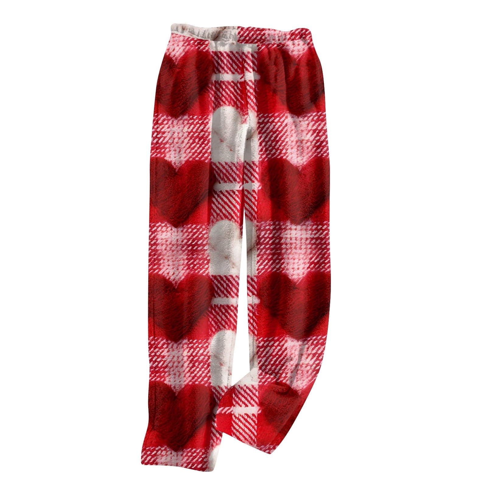 FrzhBrz Valentines Day Plus Size Pants for Women Wide Leg Pj Pants ...