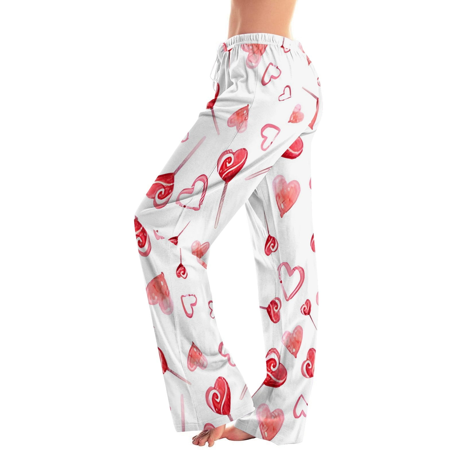 FrzhBrz Valentines Day Women Comfy Casual Pajama Pants Cute Print ...