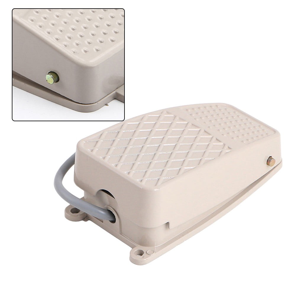 FS-2 Metal Momentary Electric Power Foot Pedal Switch 10A SPDT 1NO1NC ...