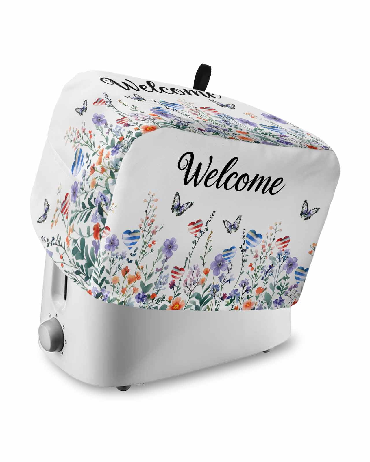 Fsddascl 4th of July Botanical Small Toaster Cover 2 Slice, Kitchen ...