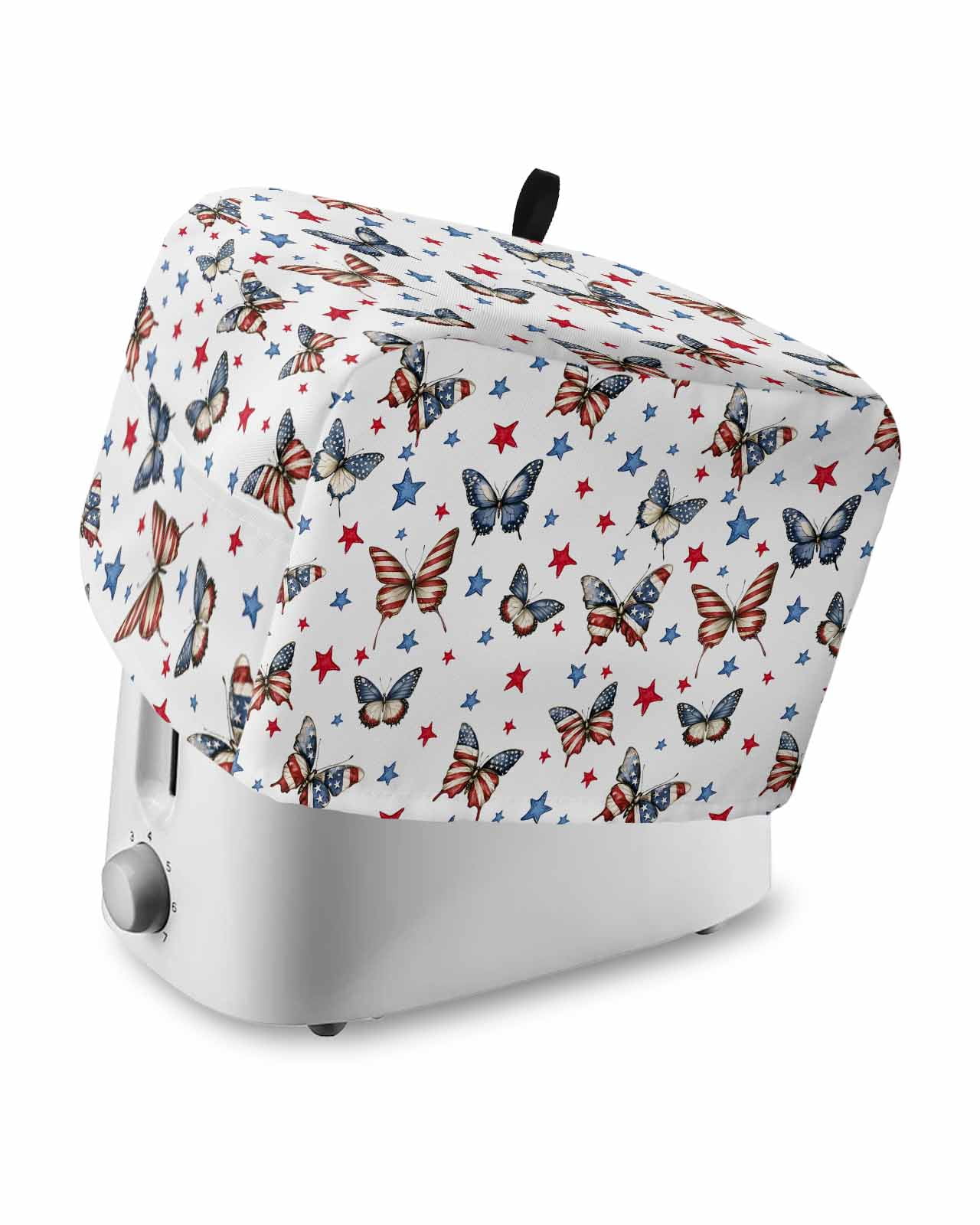 Fsddascl 4th of July Butterfly Small Toaster Cover 2 Slice, Kitchen ...