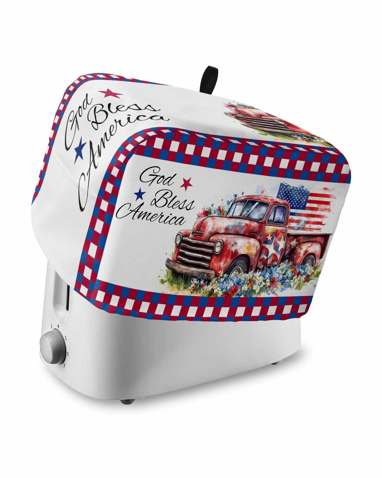 Fsddascl 4th of July Small Toaster Cover 2 Slice, Kitchen Appliance ...
