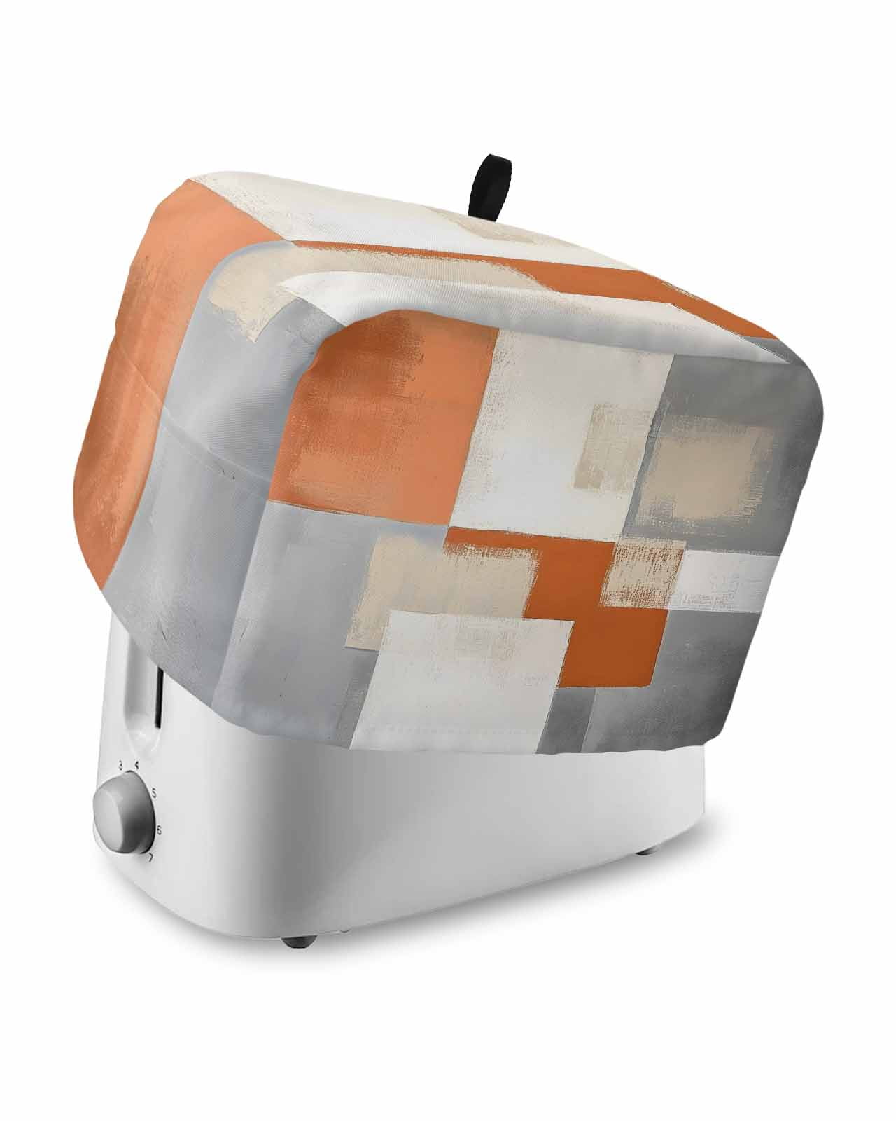 Fsddascl Abstract Orange Grey Small Toaster Cover 2 Slice, Kitchen ...