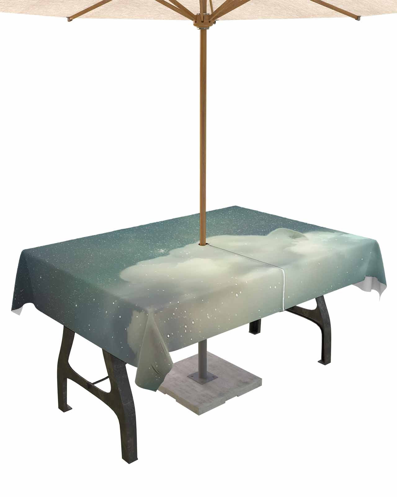 Fsddascl Abstract Starry Sky Outdoor Tablecloth - 52x70 Inch Rectangle ...