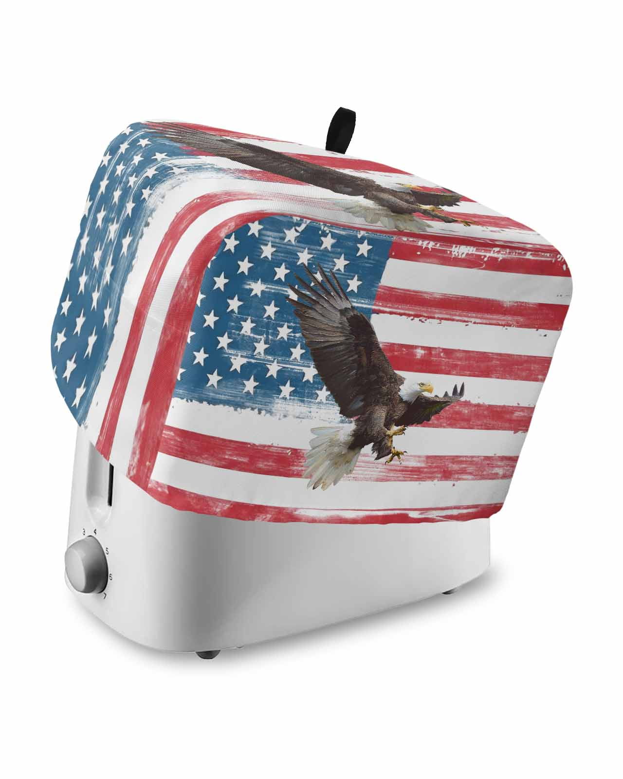 Fsddascl American Flag Toaster Cover 2 Slice, Small Kitchen Appliance ...