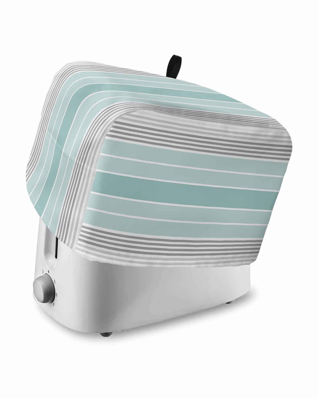 Fsddascl Aqua Ombre Stripes Toaster Cover 4 Slice, Large Kitchen ...