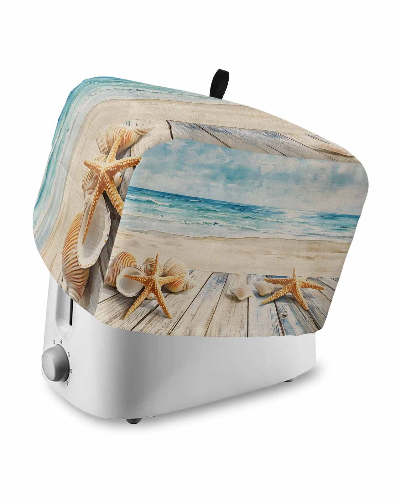 Fsddascl Beach Coastal Small Toaster Cover 2 Slice, Kitchen Appliance ...
