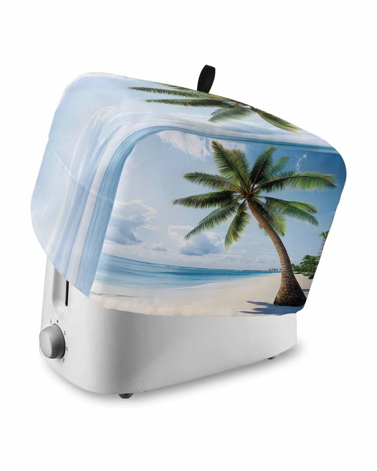 Fsddascl Beach Palm Tree Small Toaster Cover 2 Slice, Kitchen Appliance ...