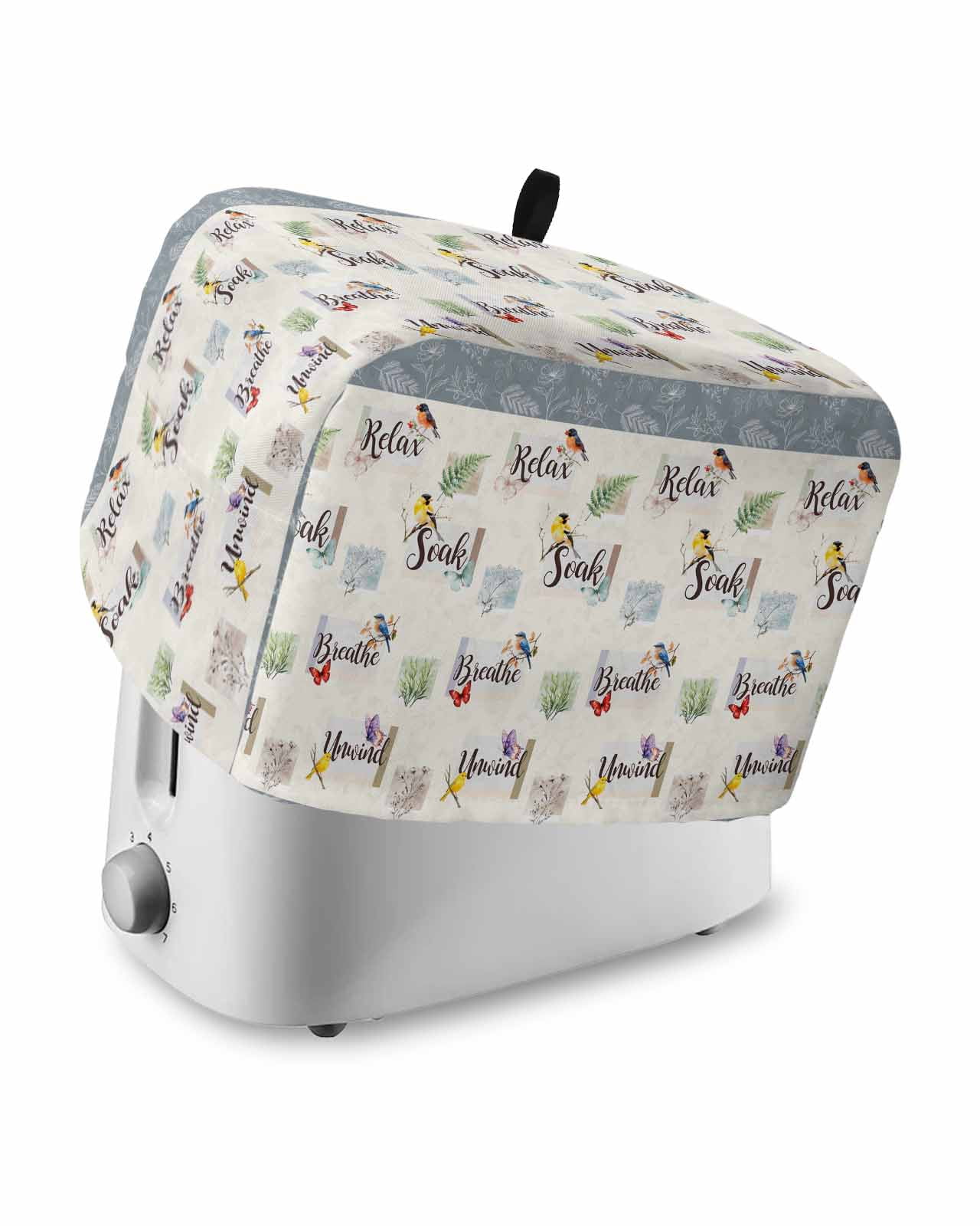 Fsddascl Beige Birds Toaster Cover 2 Slice, Small Kitchen Appliance ...
